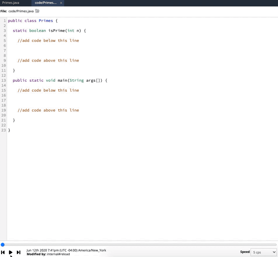 How to Review Code Using Codio’s Code Playback Tool | Codio
